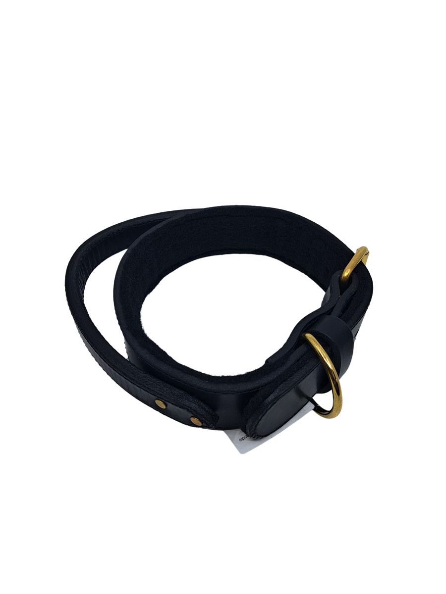 Leather agitation collar w/Handle – GK9 Gear